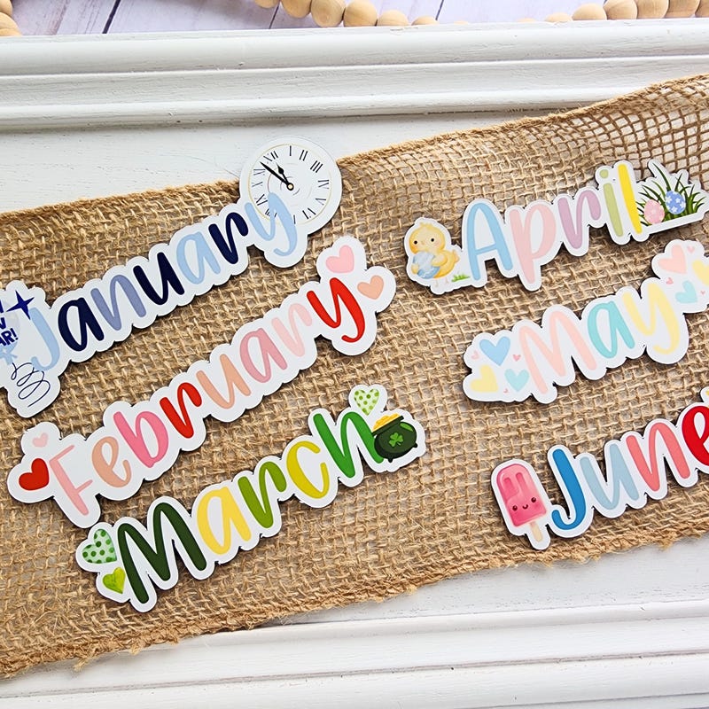 Classroom Magnet Calendar - Etsy