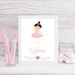 Ballerina Welcome Sign 8 X 10 | Printable Sign | Ballet Birthday Party ...