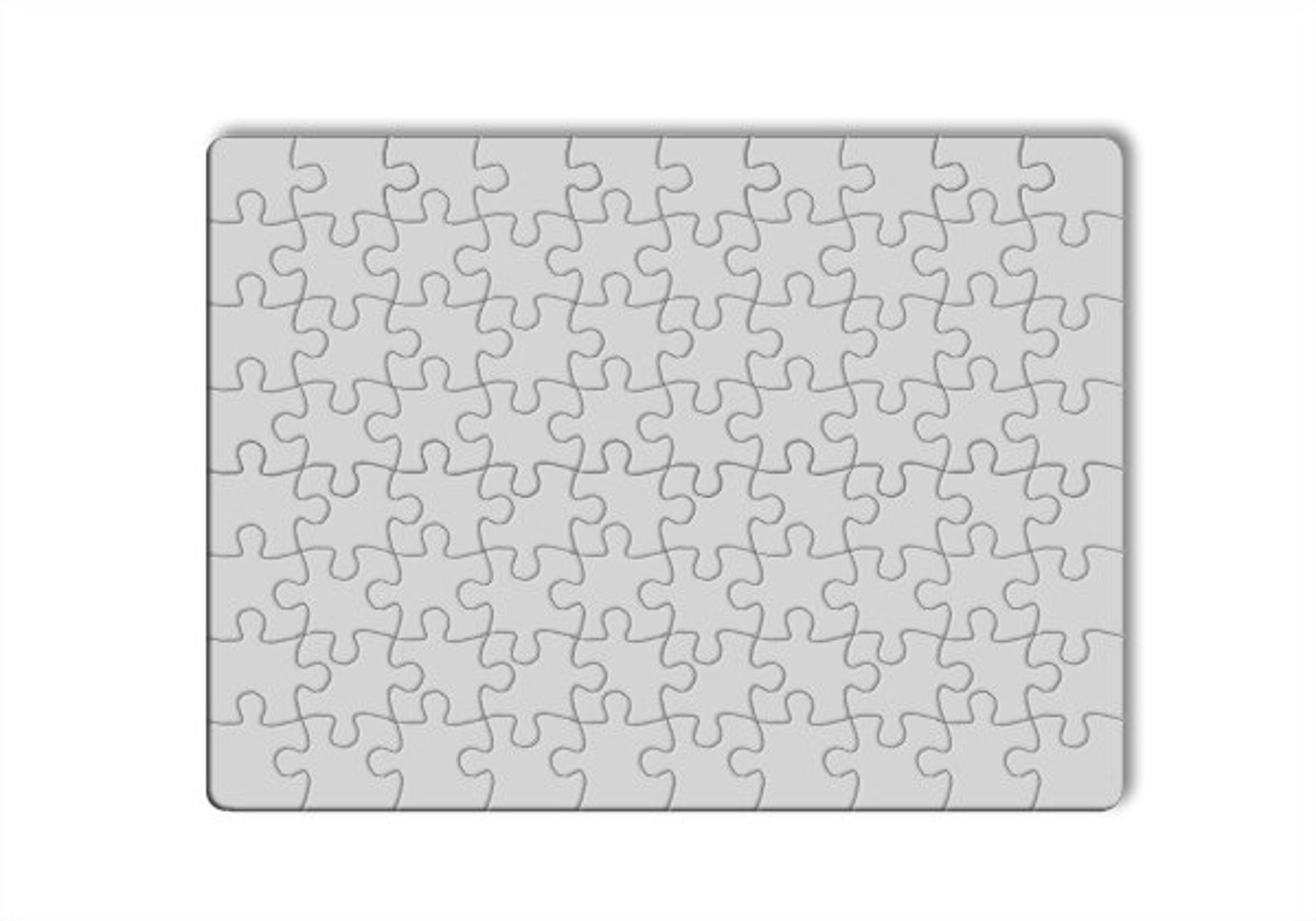Mock Up. Digital Photo Template for Sublimation Puzzle. 80 - Etsy