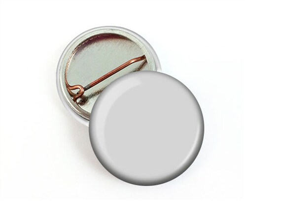 Digital Photo Template for Pin Back Button With Copper Pin on | Etsy