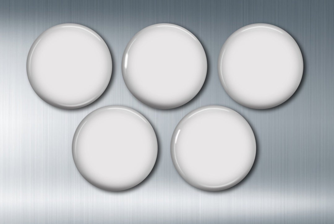 Digital Photo Template for Set of 1 Inch Buttons or Magnets on Steel ...