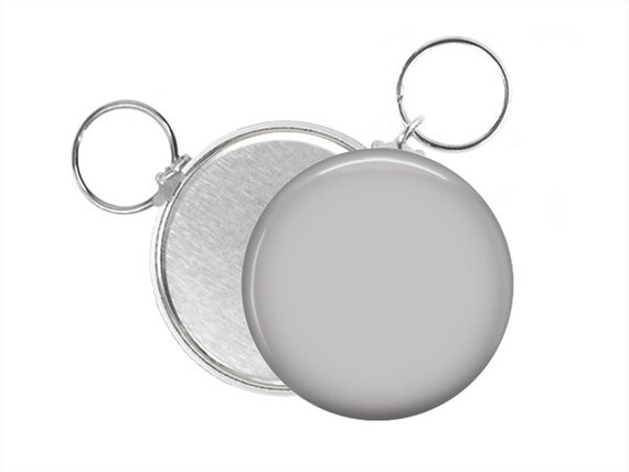 Digital Template for keychain with 2.25 inch button on white | Etsy