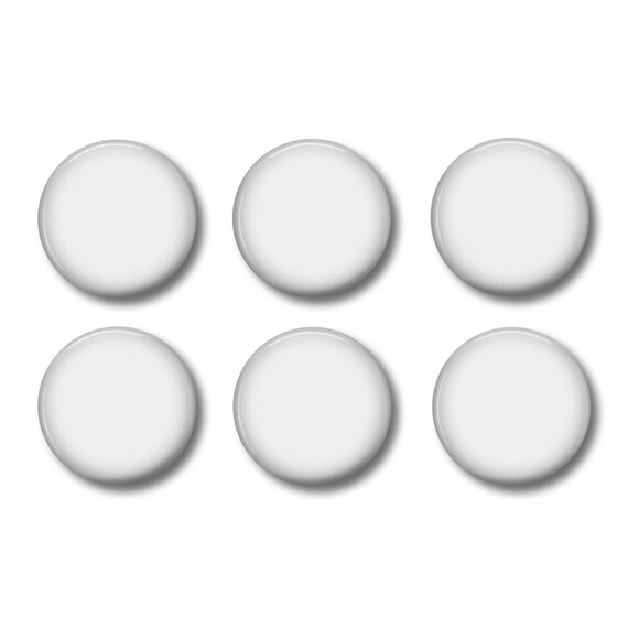 Digital Photo Template for 6 Buttons or Magnets 1 Inch - Etsy
