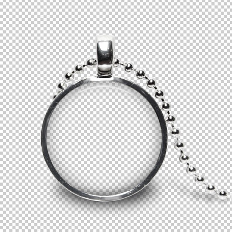 Digital Photo Template for Silver Round Pendant 1 Inch Setting - Etsy