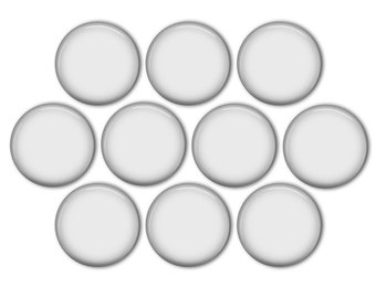 Digital Photo Template for 6 Buttons or Magnets 1 Inch | Etsy