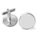Personalized Cufflinks Digital Photo Template for Silver Round - Etsy