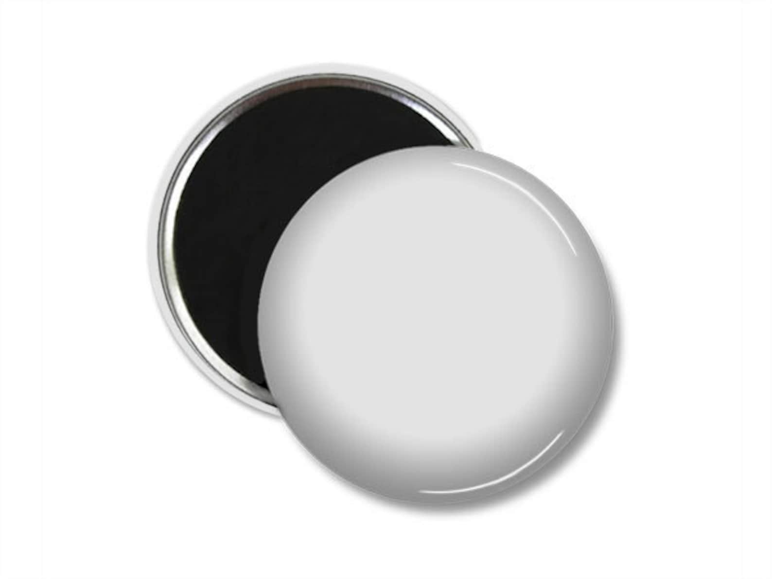 Digital Photo Template for Button Magnet on White Background. | Etsy