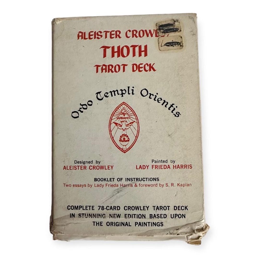 Very Rare Thelema Ordo Templi Orientis Thoht Tarot Deck by Aleister ...