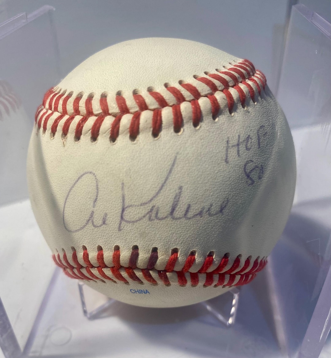 Vintage Al Kaline HOF MLB Detroit Tigers Hand Signed Autographed ...