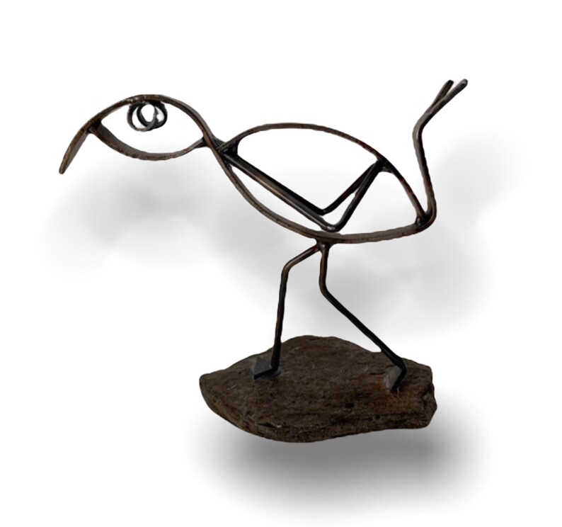 Rare Vintage Mid Century Mosern Metal Shore Bird Artworks Sculpture ...