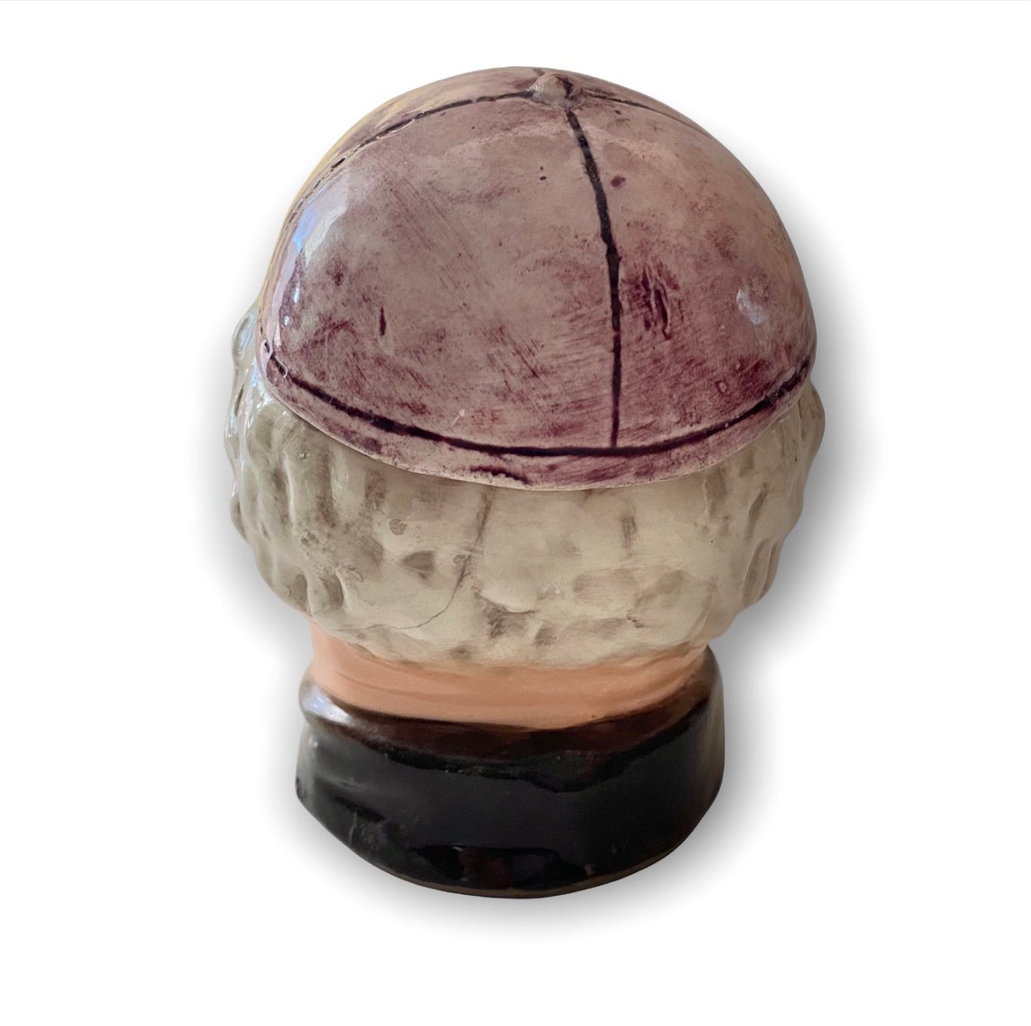 Antique Majolica Toby Figural Tobacco Jar pope Like Man - Etsy