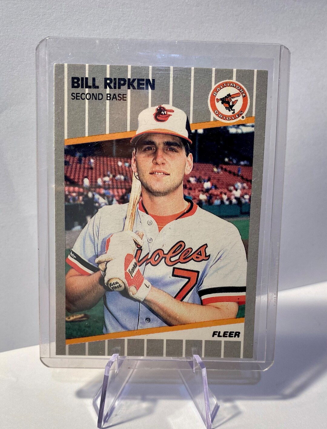 Rare Vintage 1989 Fleer Baseball Billy Ripken FF Error Bat Card - Etsy