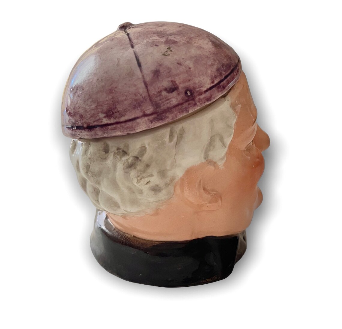 Antique Majolica Toby Figural Tobacco Jar pope Like Man - Etsy