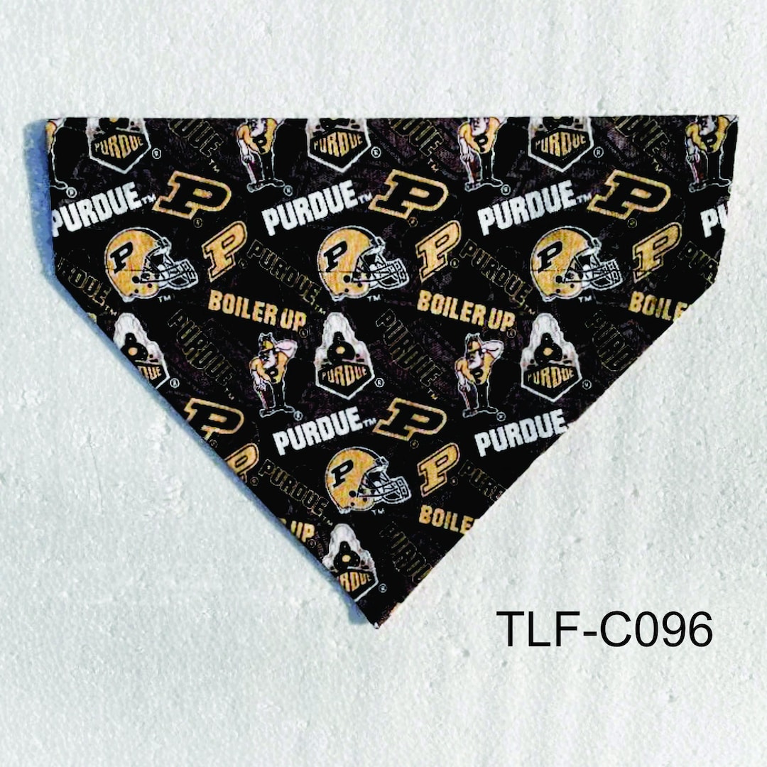 Dog Bandana Purdue University Boilermakers IN (slip Over Collar-no Tie ...