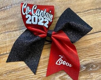 Cheer Co Captain Bow - Etsy