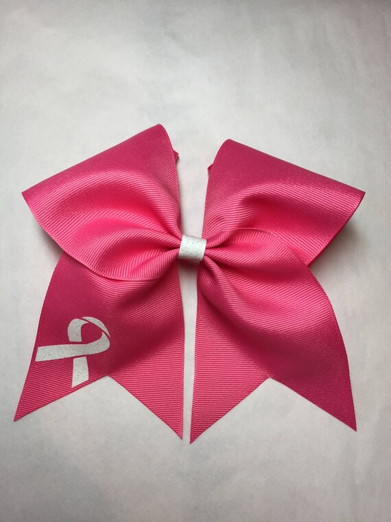 Breast Cancer Awareness Cheer Bow | Etsy