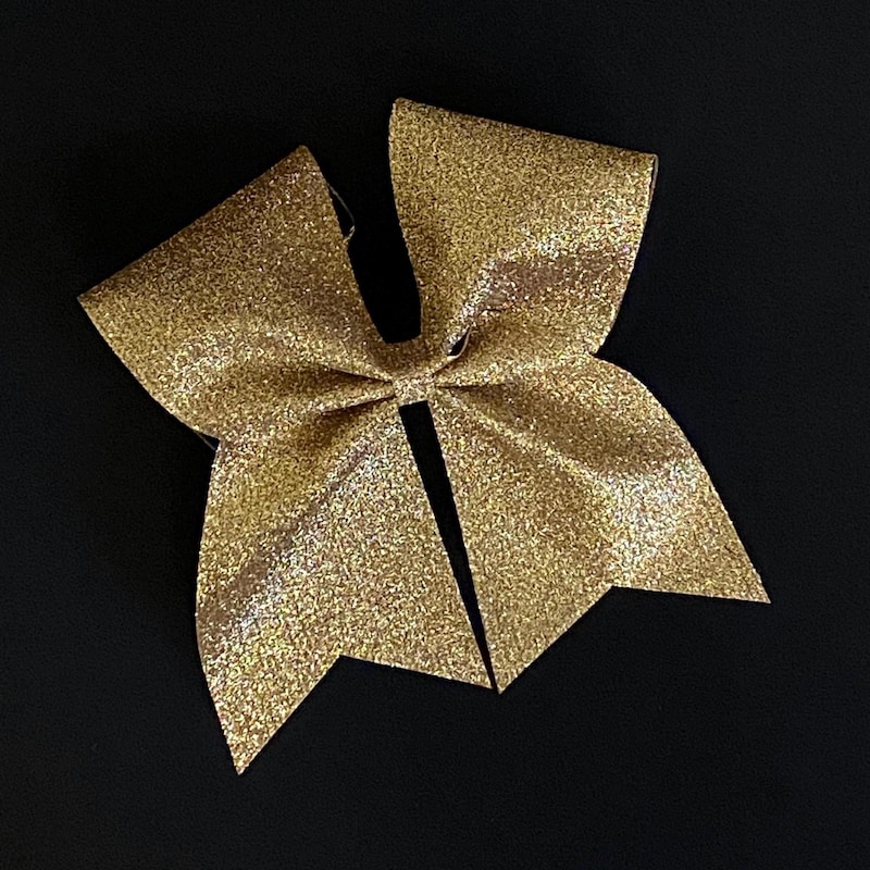 Gold Cheer Bow - Etsy