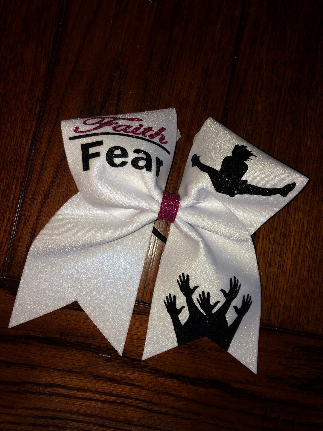 Faith Over Fear Cheer Bow - Etsy