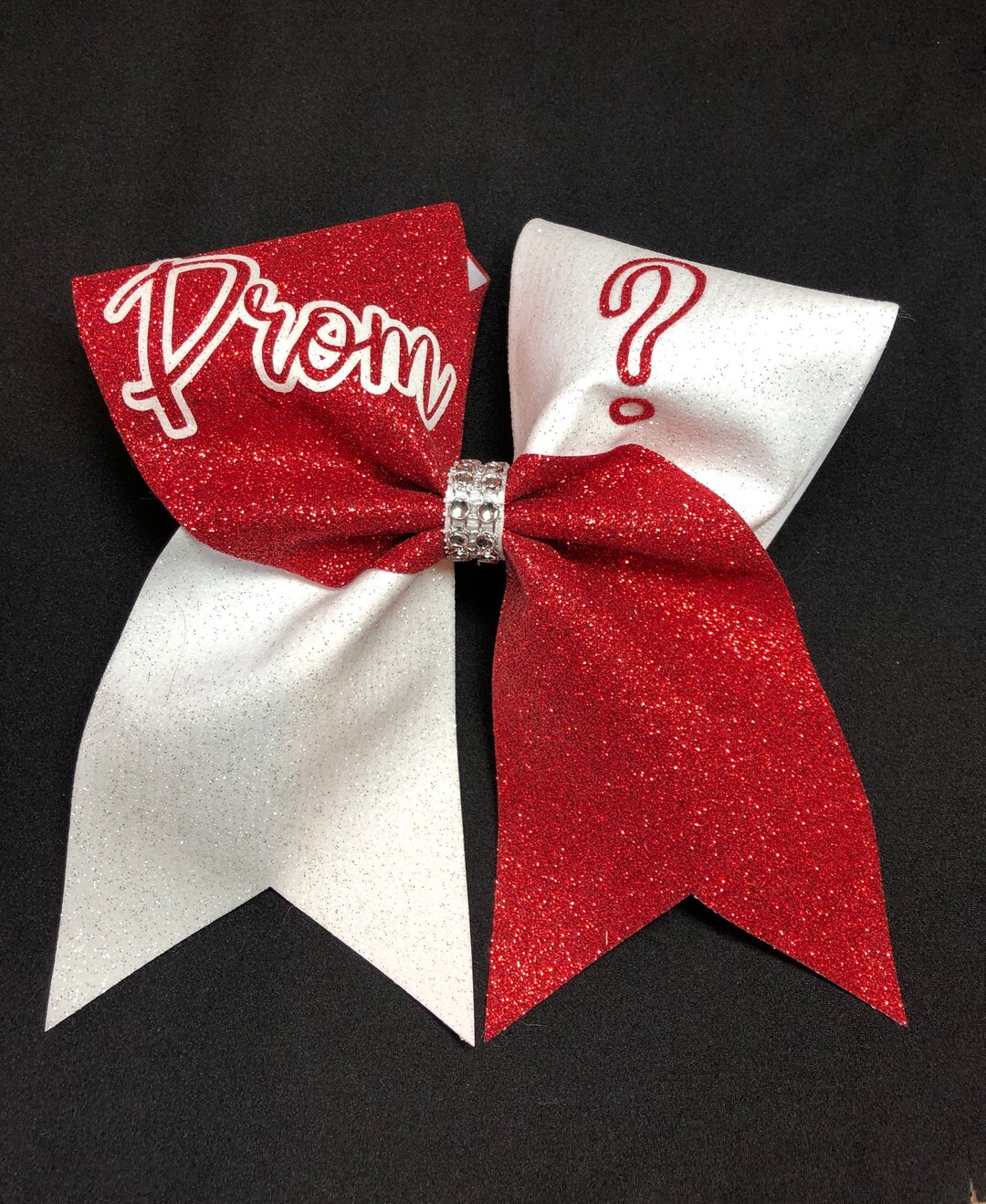 Prom Proposal Cheer Bow FREE Monogram - Etsy