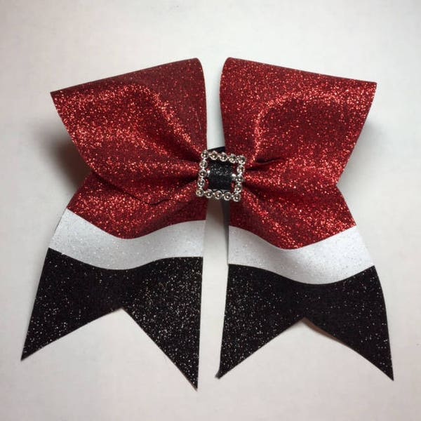 Santa Cheer Bow - Etsy