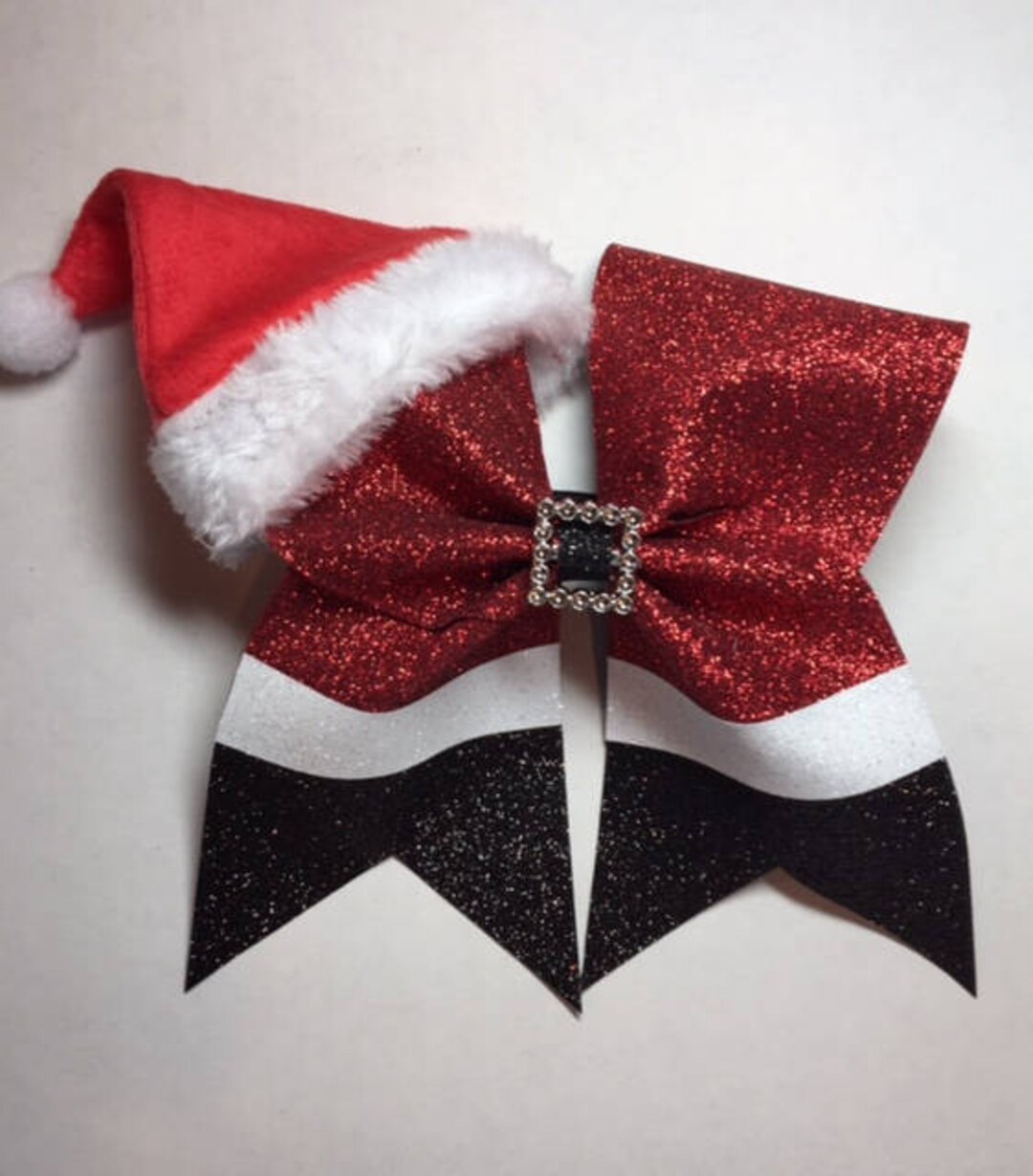 Santa Cheer Bow - Etsy