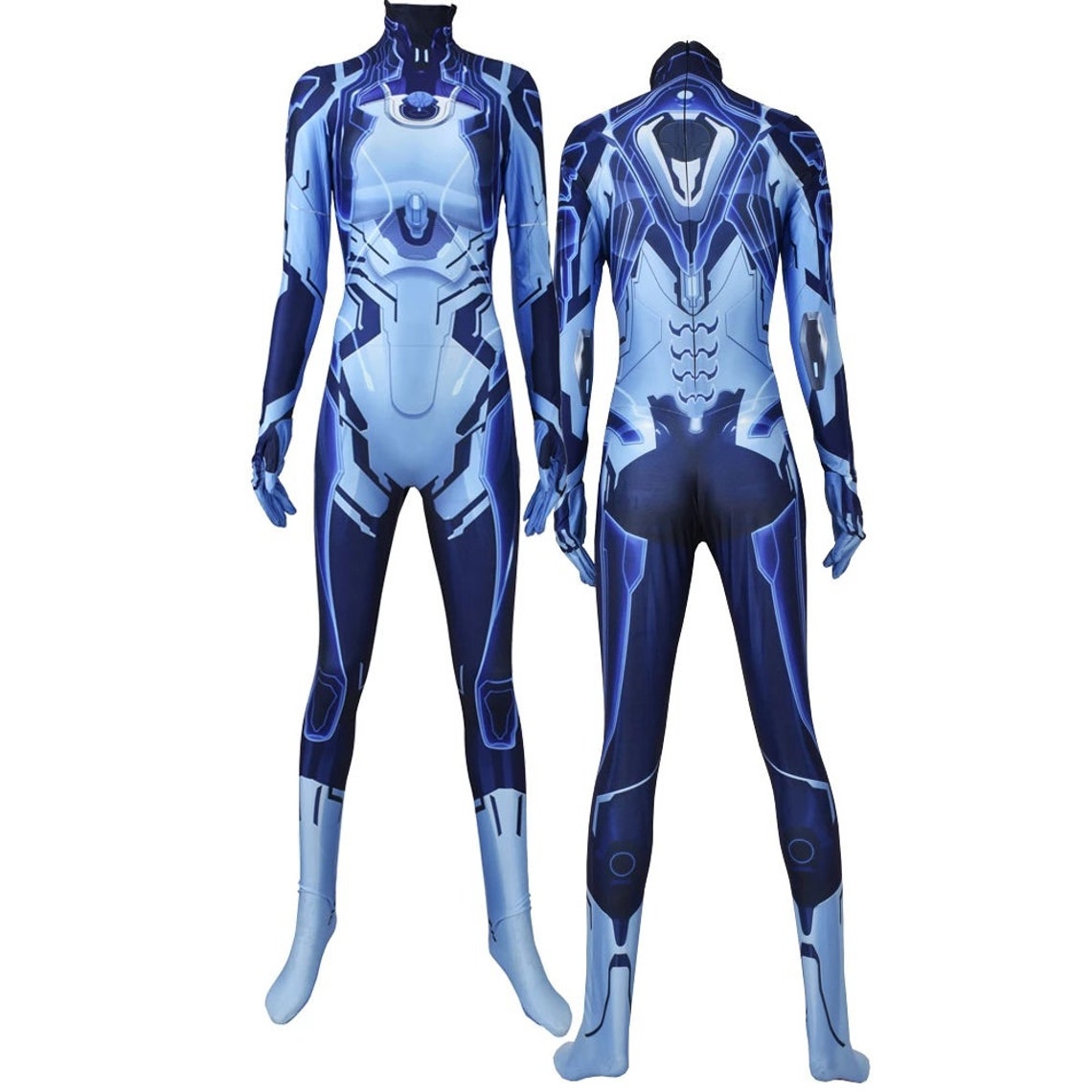 Halloween Female Halo Cortana Cosplay Costume Woman Girls Etsy Canada