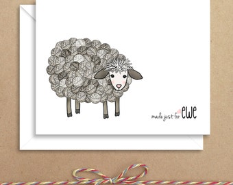 Sheep note cards | Etsy