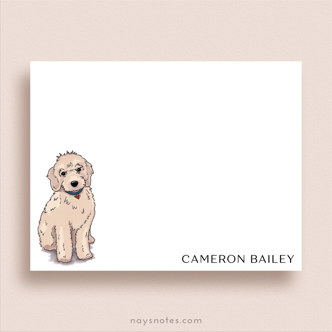Labradoodle Note Cards Labradoodle Thank You Notes Labradoodle Flat ...