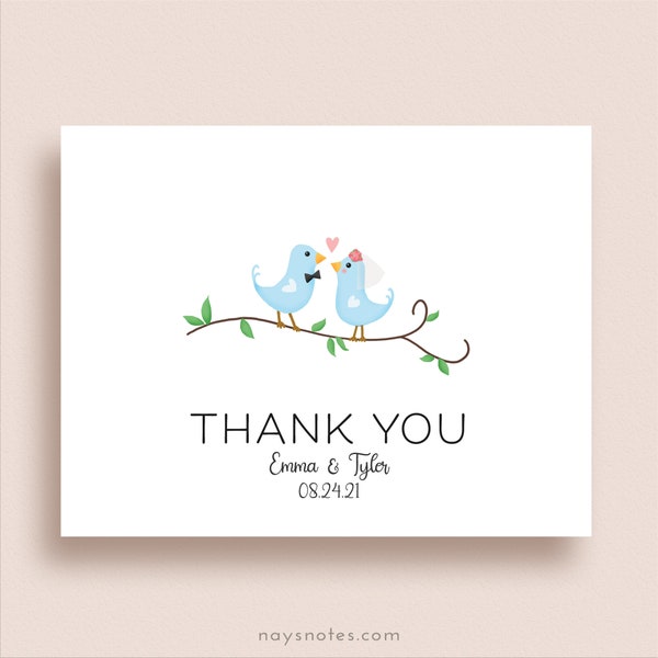 Bird Thank You - Etsy