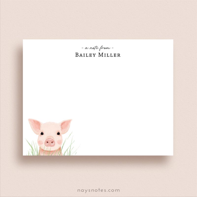 Flat Note Cards - Etsy