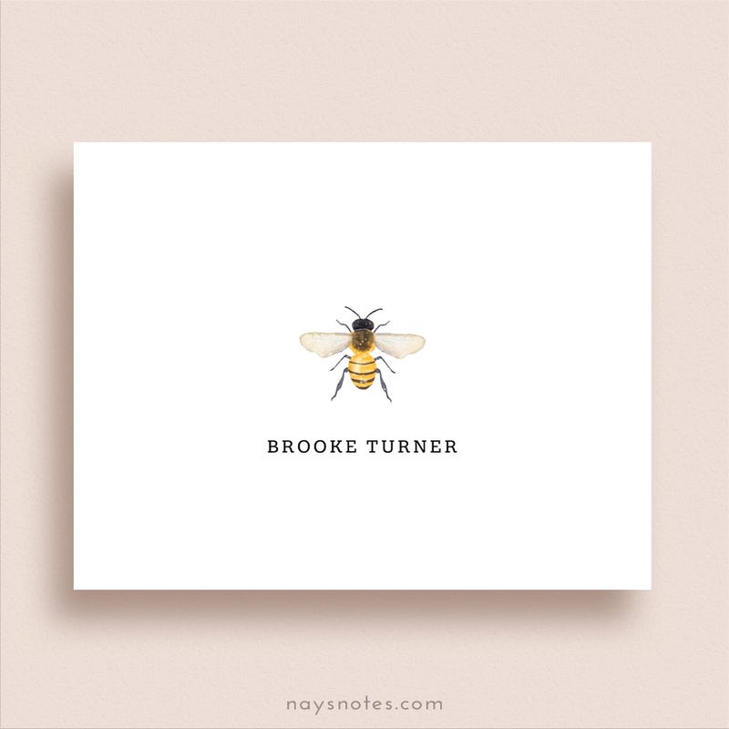 Bumblebee Stationery - Etsy