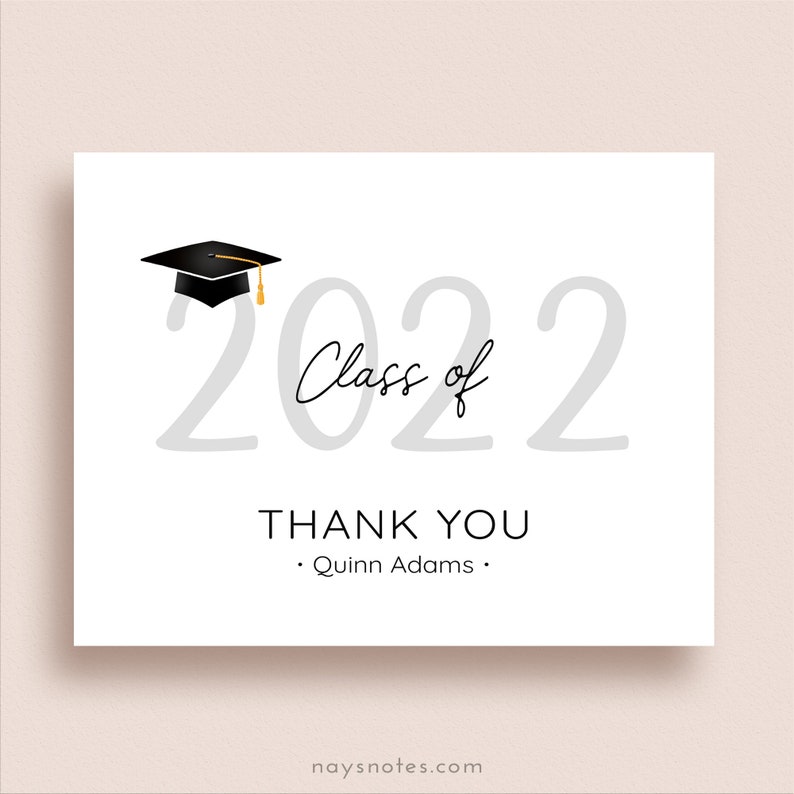 Graduation Note Cards Grad Thank You Cards Graduation - Etsy