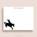 Running Note Cards Flat Notes Runner Thank You Cards Runner Stationery ...