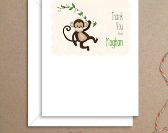 Monkey thank you | Etsy