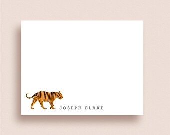 Tiger Flat Cards (one-sided) - Etsy
