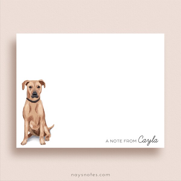 Dog Note Card - Etsy
