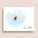 Bee Note Cards Bumblebee Note Cards Folded Note Cards Personalized Bee ...