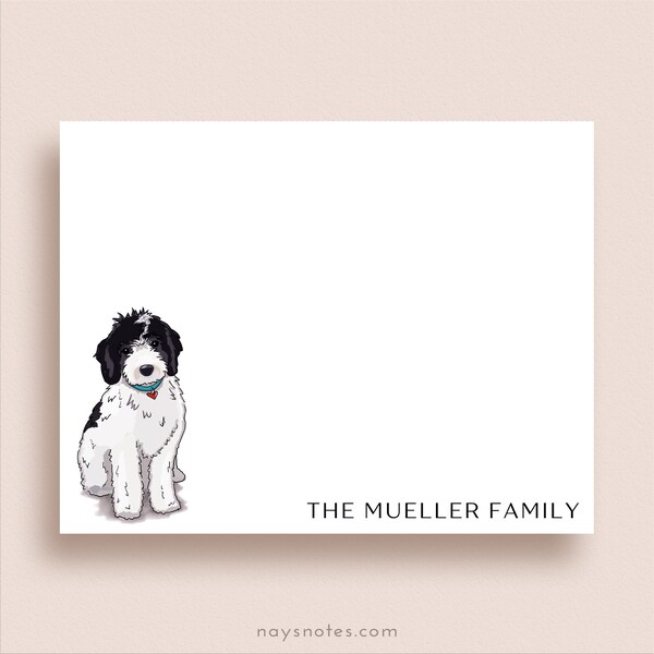 Black Labradoodle Cards - Etsy