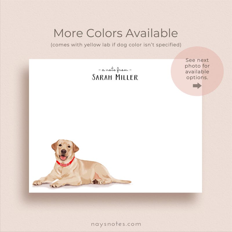 Dog Thank You Note - Etsy