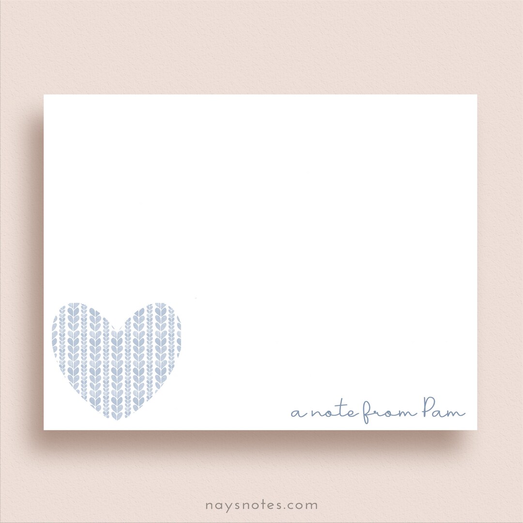 Knitting Note Cards Flat Note Cards Knitting Thank You Cards ...