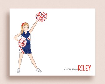 Cheerleader Note Cards Team Gifts Coach Gift Thank You Notes - Etsy