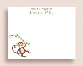 Monkey Note Cards | Etsy