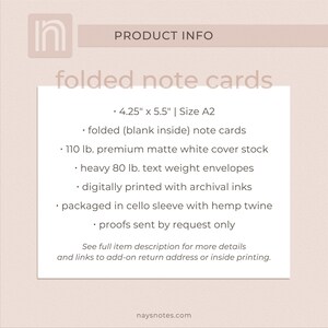 Piano Note Cards - Folded Note Cards - Personalized Piano Stationery ...