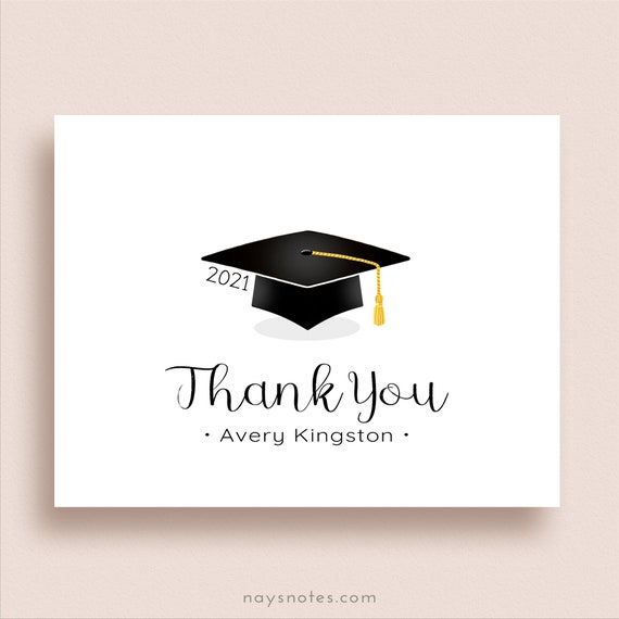Graduation Note Cards Grad Thank You Cards Graduation | Etsy