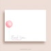 Balloon Thank You Notes Balloon Note Cards Balloon Flat Note Cards ...
