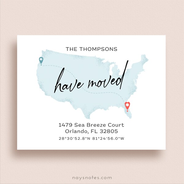 Moving Announcement - Etsy