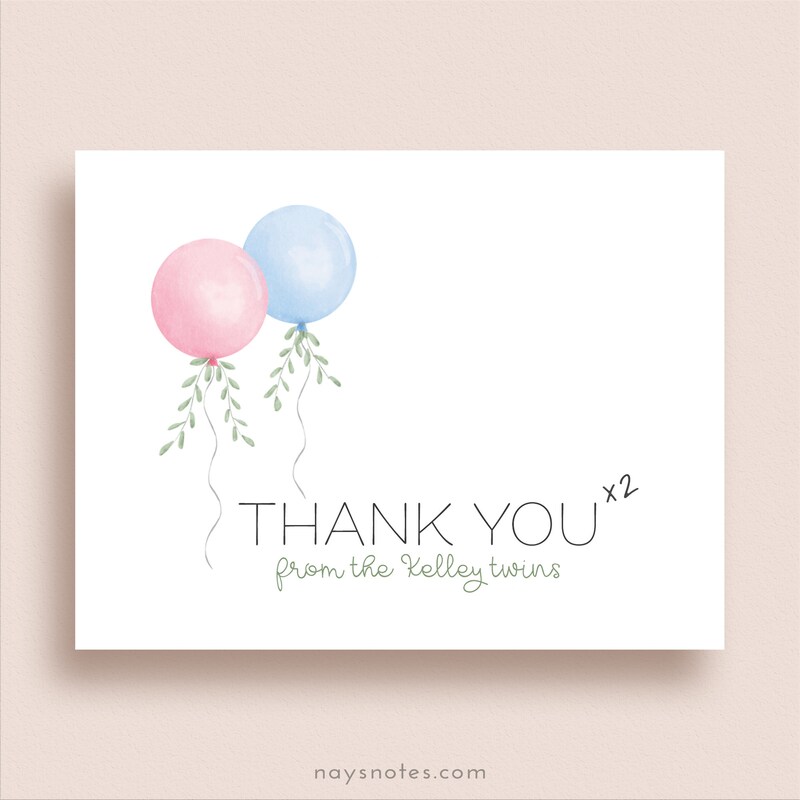 Twins Balloons - Etsy