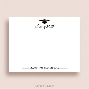 Grad Note Cards Grad Flat Note Cards Grad Thank You Cards - Etsy