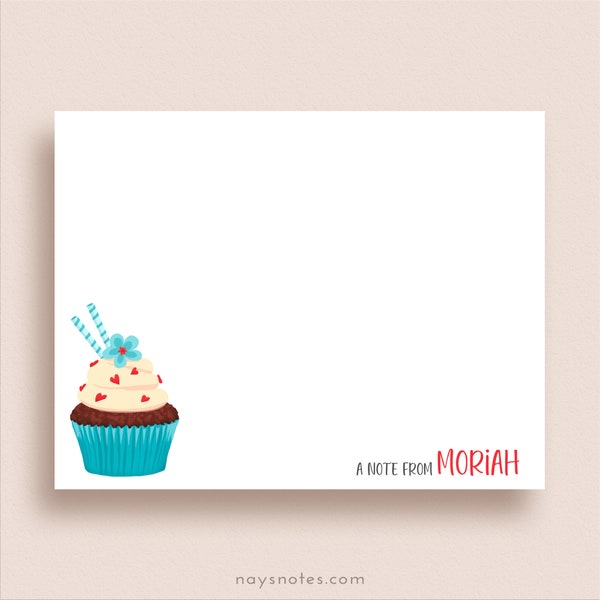 Cupcake Note Cards - Etsy