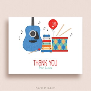Music Note Cards Music Folded Note Cards Personalized Music Stationery ...